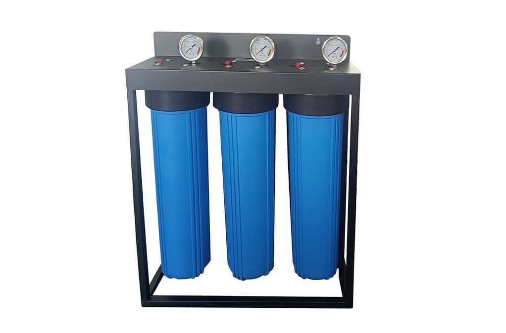 Premium Big Blue 3 Stage Whole House Water Filter - Pure N Safe